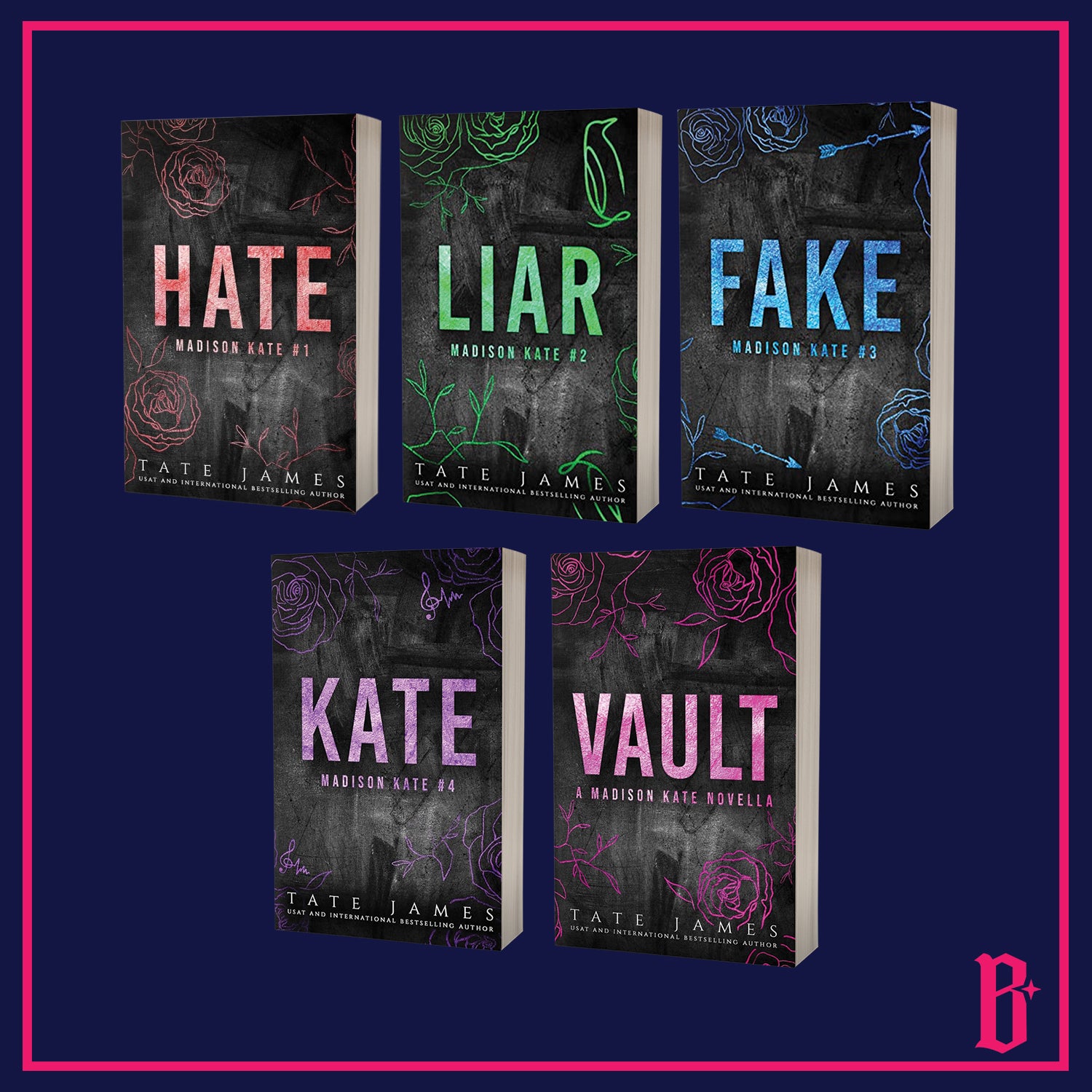 Madison Kate Series by Tate James (Discreet Edition) – Baddies